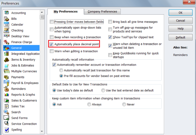 How Do I Change Decimal Places In QuickBooks Desktop Online 